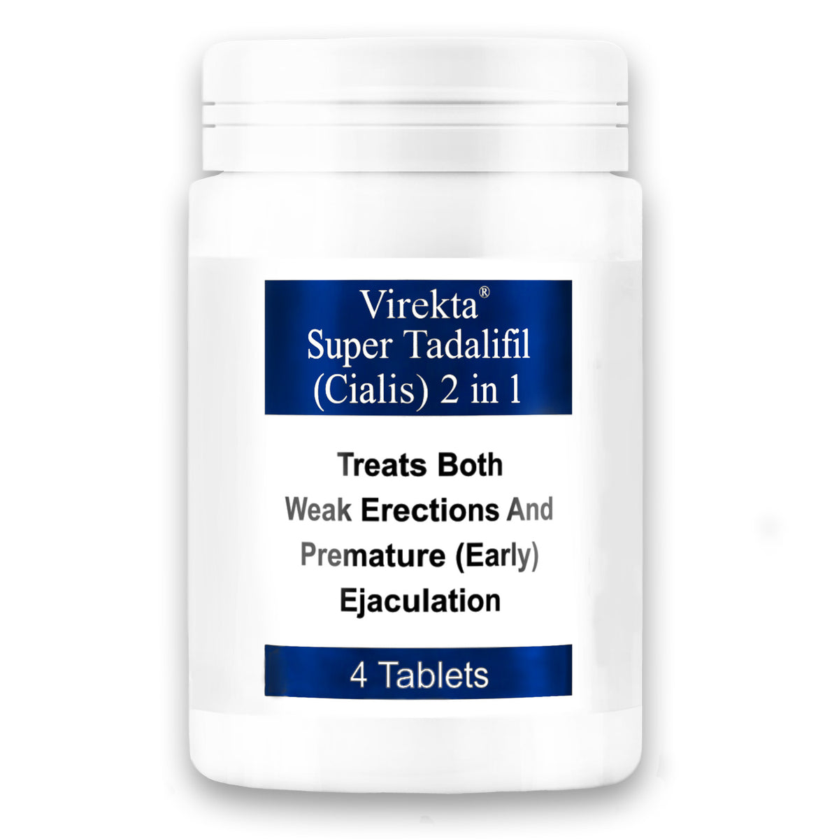 Virekta Super Tadalifil (Cialis) 2 in 1 - Male Sexual Stamina
