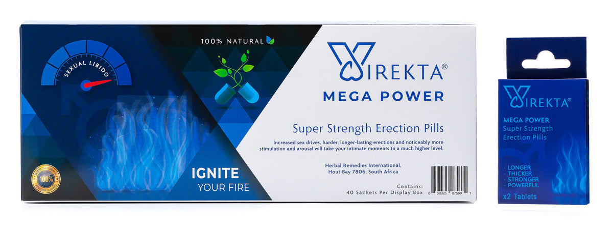 Virekta Mega Power - 40 Packets of 2 Tablets For ED