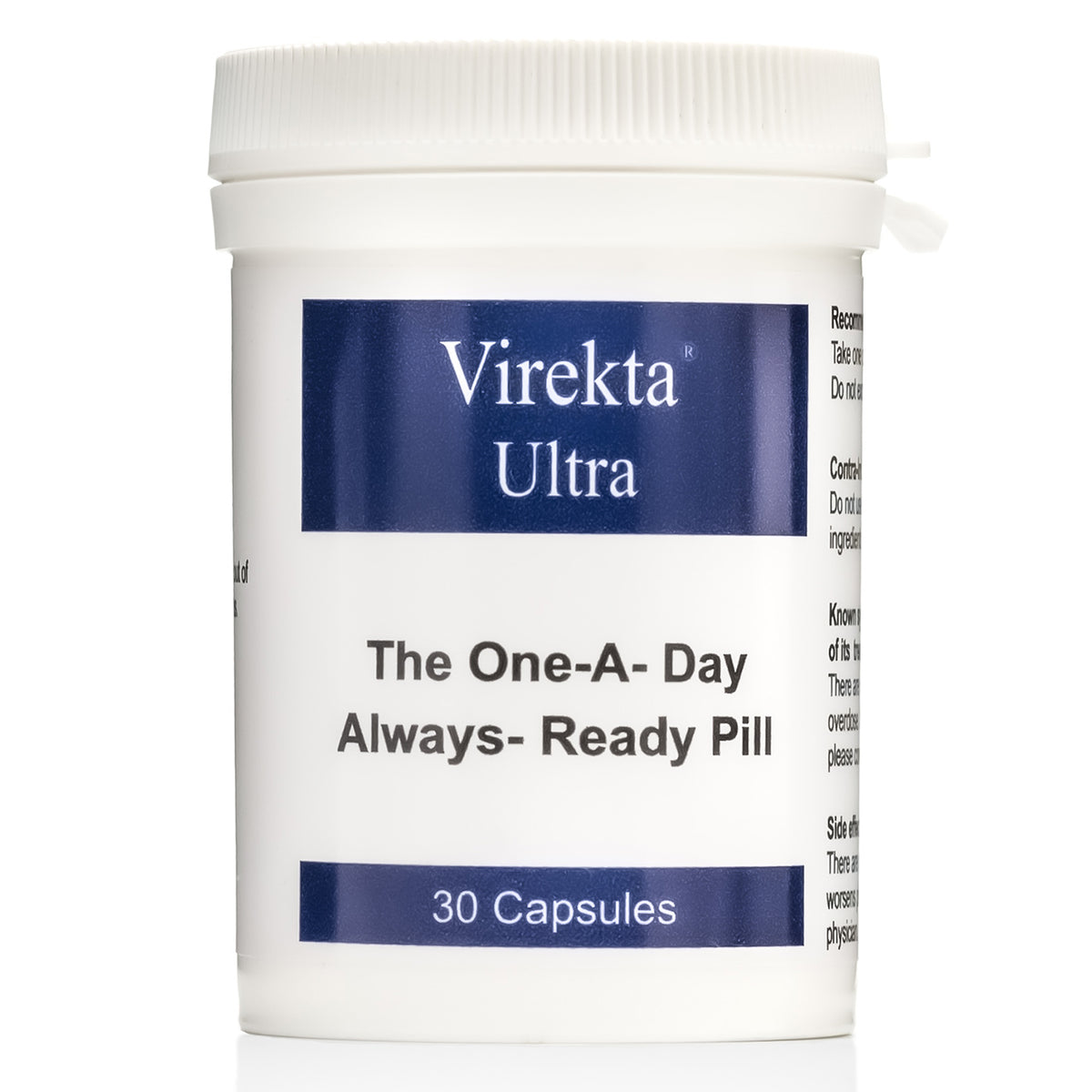 Virekta Ultra - 15 or 30 Capsules For Sexual Performance – Herbal ...